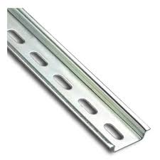 TRILHO DIN METALICO PERFURADO - 2M - TSH35-F25 - HELLERMANN - M6 Automação